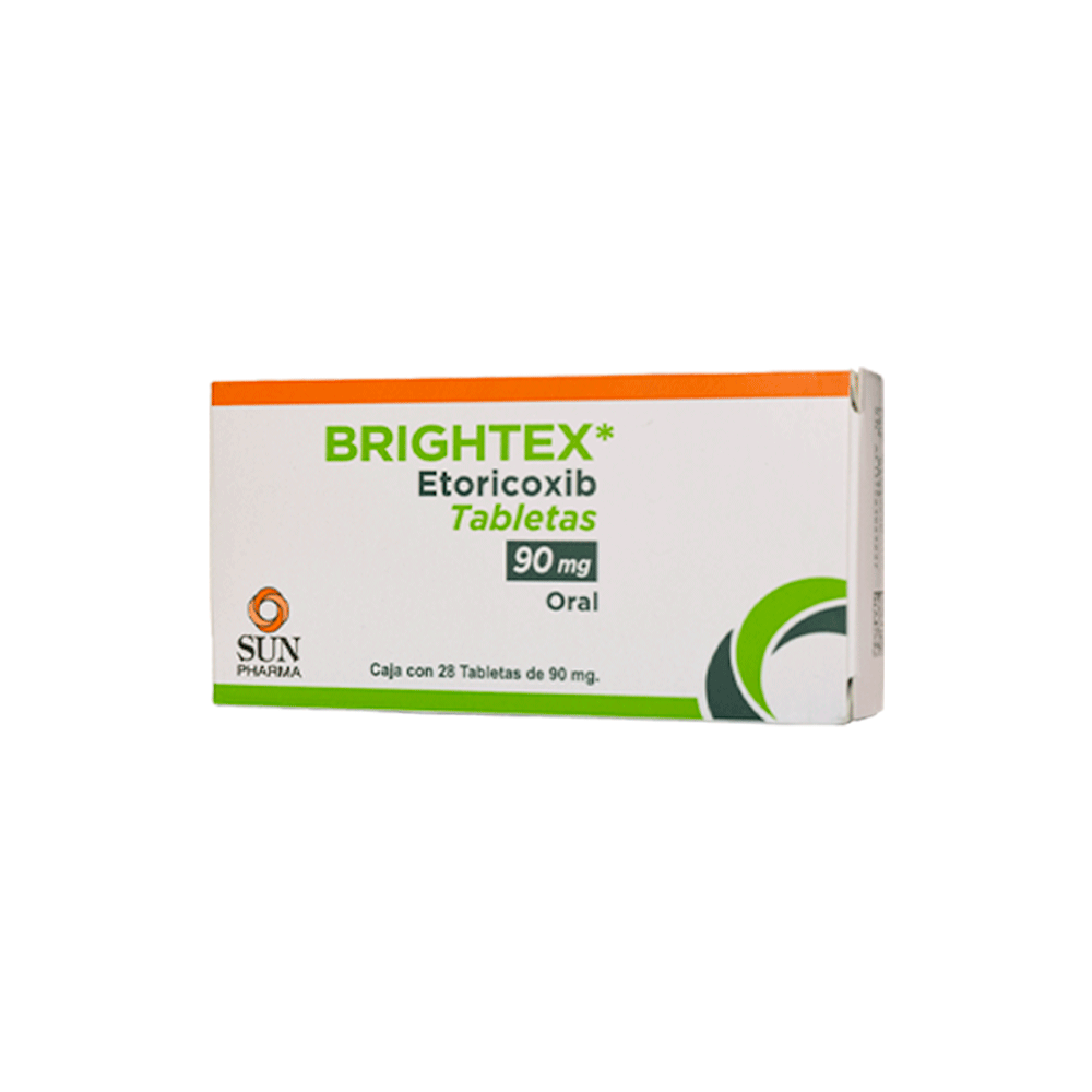 SUN PHARMA DE MEXICO | Brightex 90 Mg 28 Tab.
