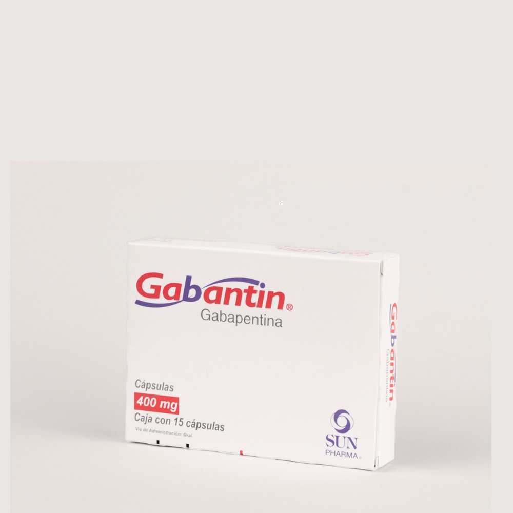 SUN PHARMA DE MEXICO | Gabantin 400 Mg 15 Cáps.