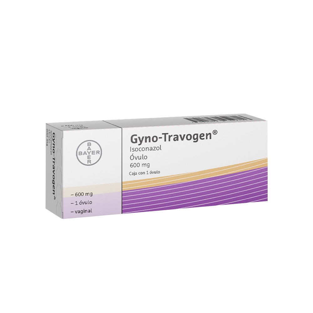 Gyno-Travogen 600 mg óvulo + " - Tienda Bayer"