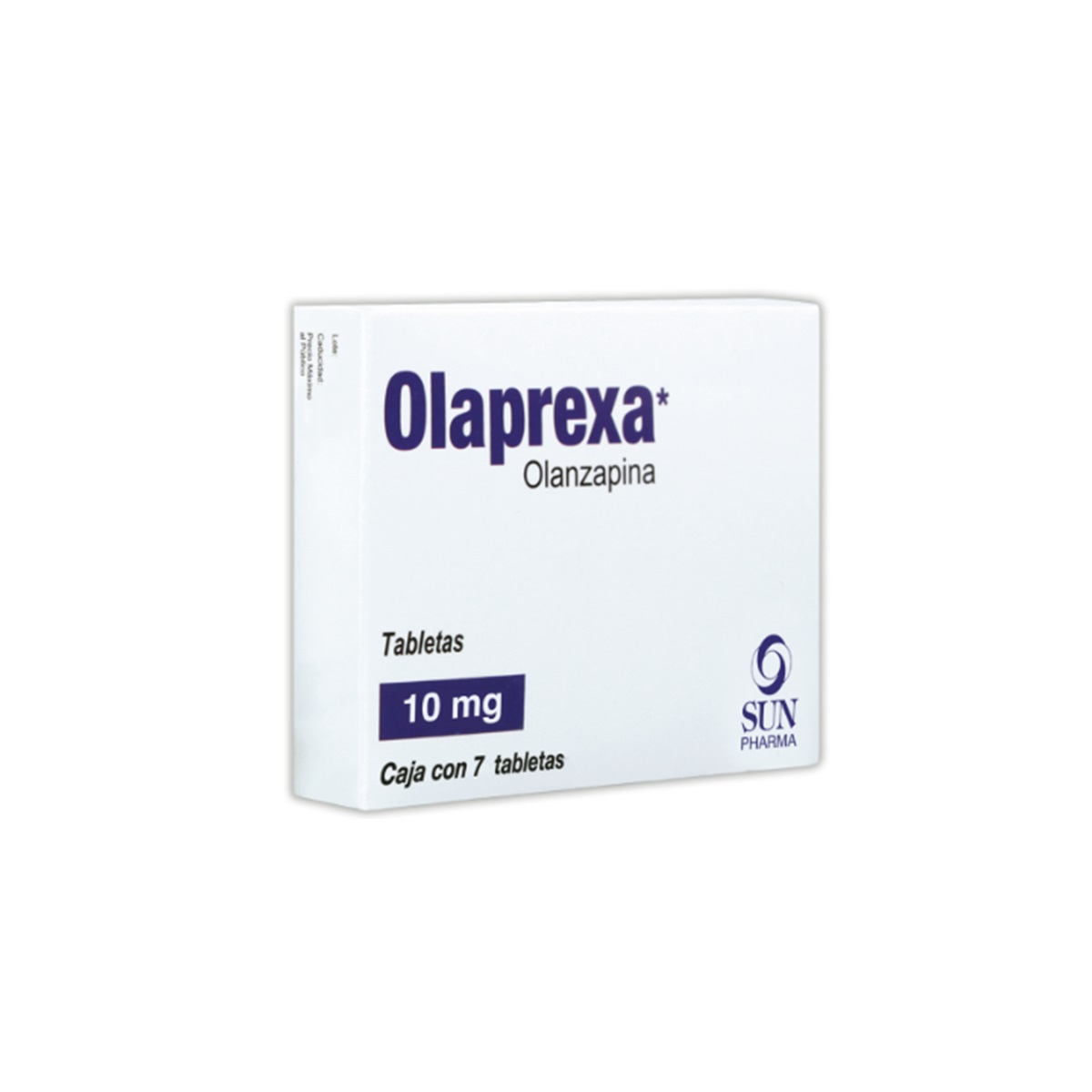 SUN PHARMA DE MEXICO | Olaprexa 10 Mg 7 Tab.