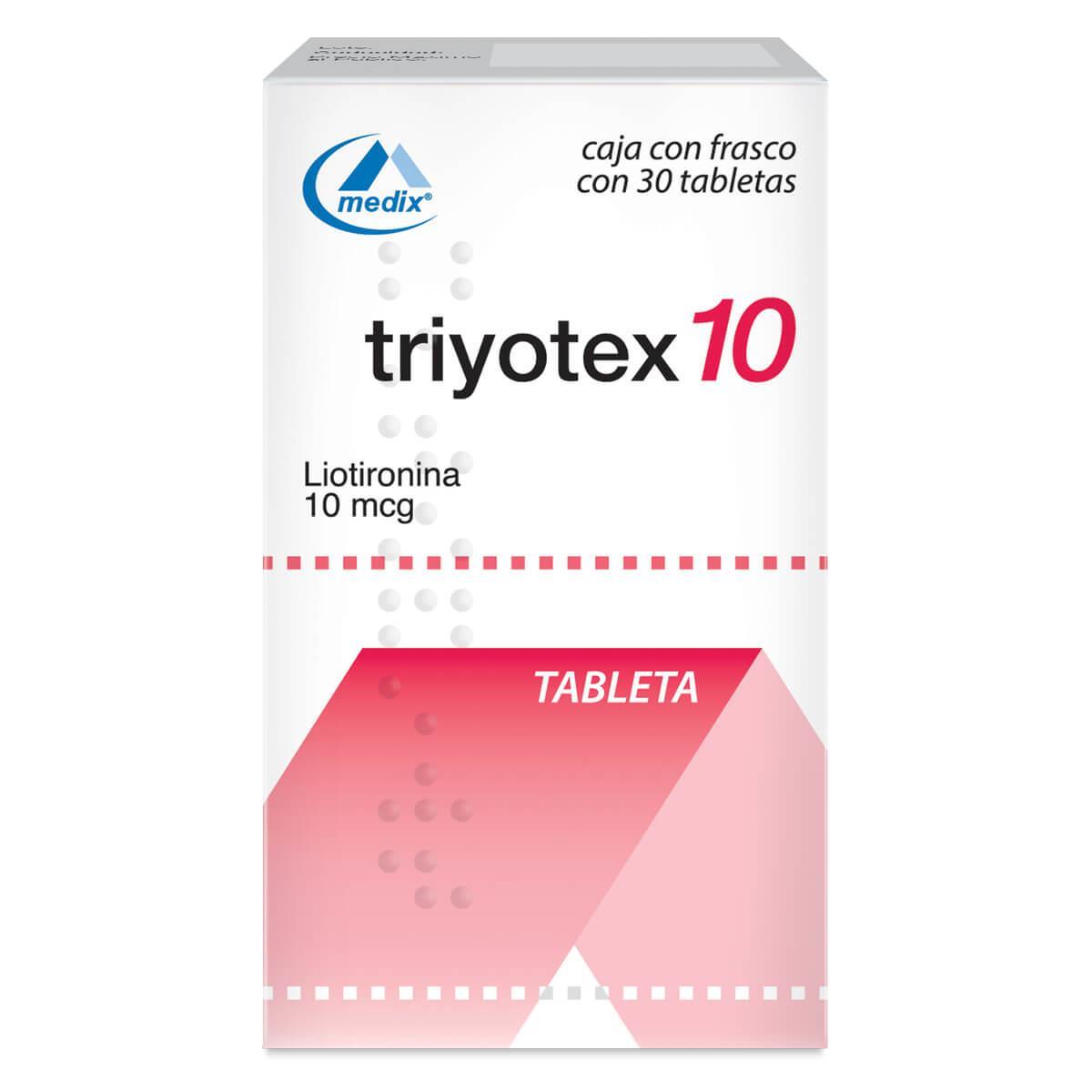 Medix | Triyotex 10Mcg Tab Fco C/30S